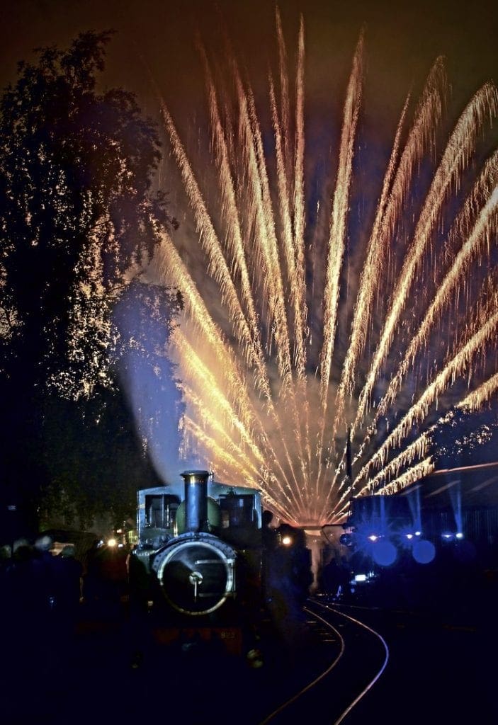 Eight miles of fireworks for Welshpool landmark year | Heritage Railway ...