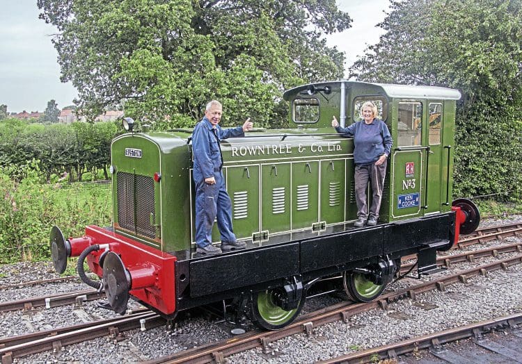 Couple’s ‘amazing’ DIY change of livery for loco | Heritage Railway ...