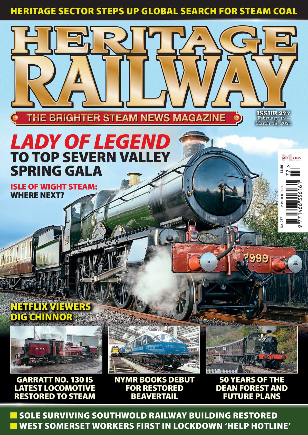 PREVIEW: Inside issue 277 of Heritage Railway magazine